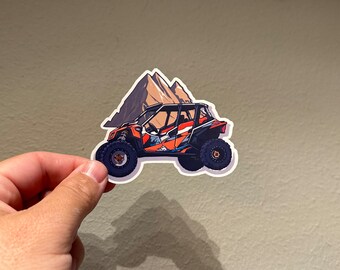UTV Decal Side by Side Decal Canam Bumper Sticker off Road ATV Decal ...
