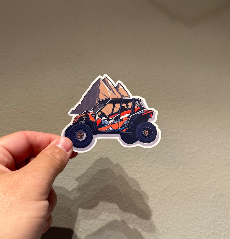 UTV Decal Side by Side Decal Canam Bumper Sticker off Road ATV Decal ...