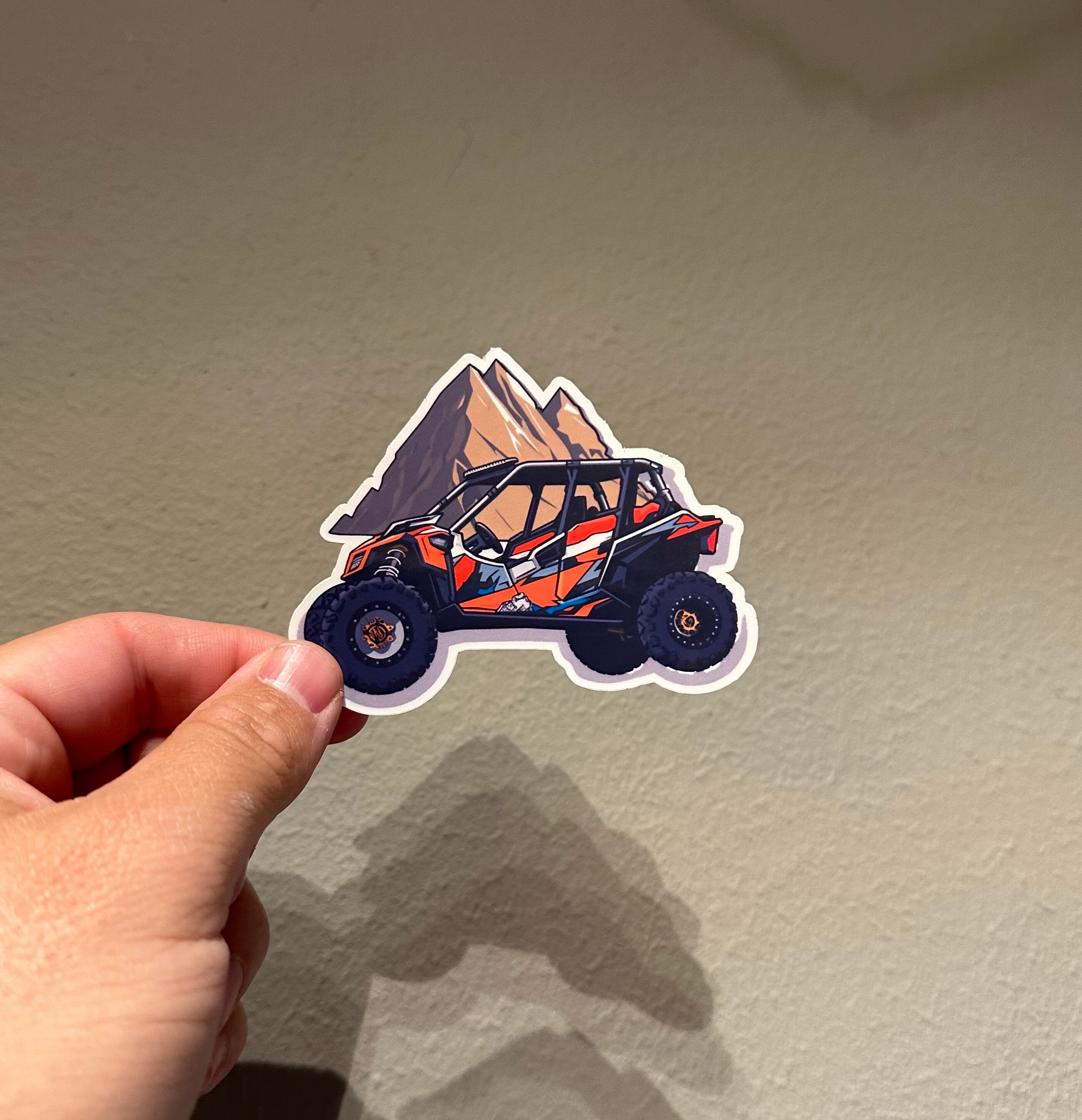 UTV Decal Side by Side Decal Canam Bumper Sticker off Road ATV Decal ...