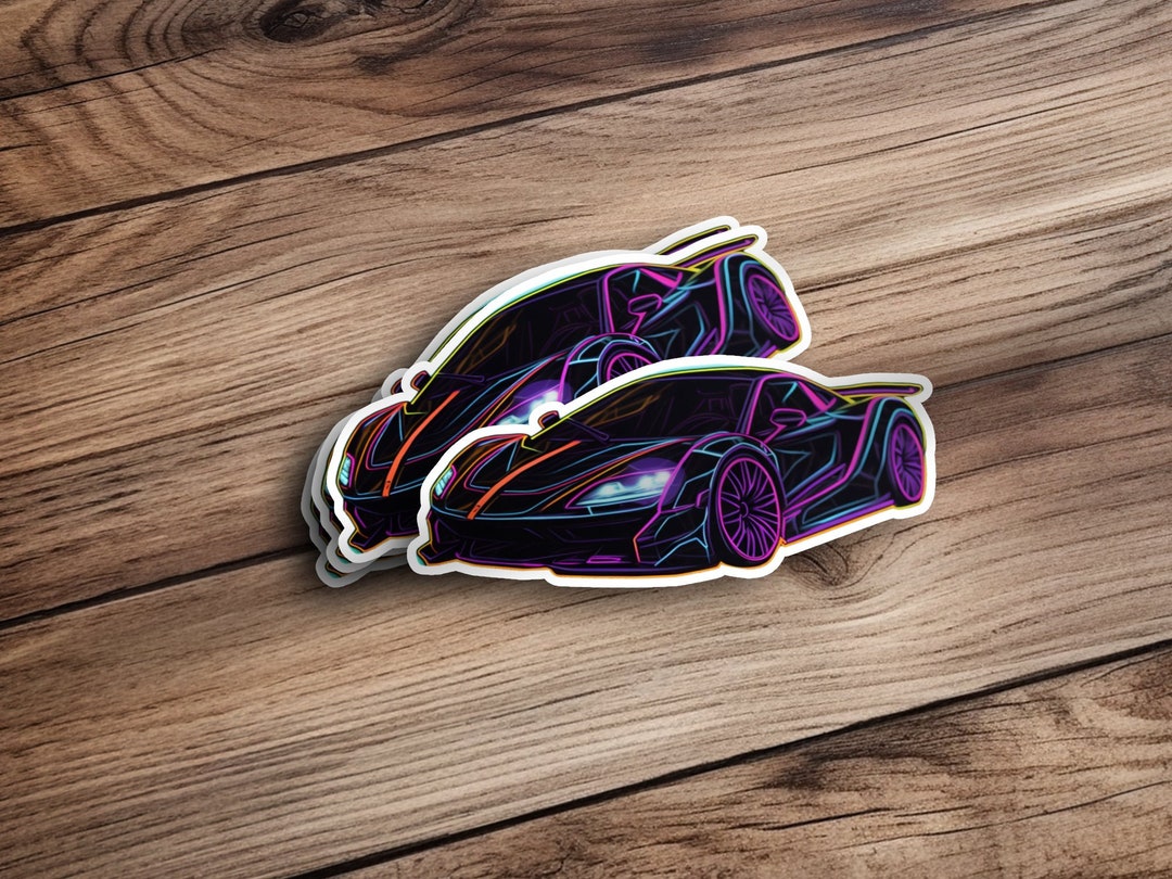 Supercar Decal Car Decal Supercar Bumper Sticker Hypercar Decal ...