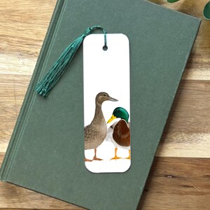 Ducks Bookmark Wildlife Bookmark Double Sided Print Gift for Book ...