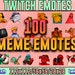 100 Meme Emotes for Twitch/streamers - Etsy