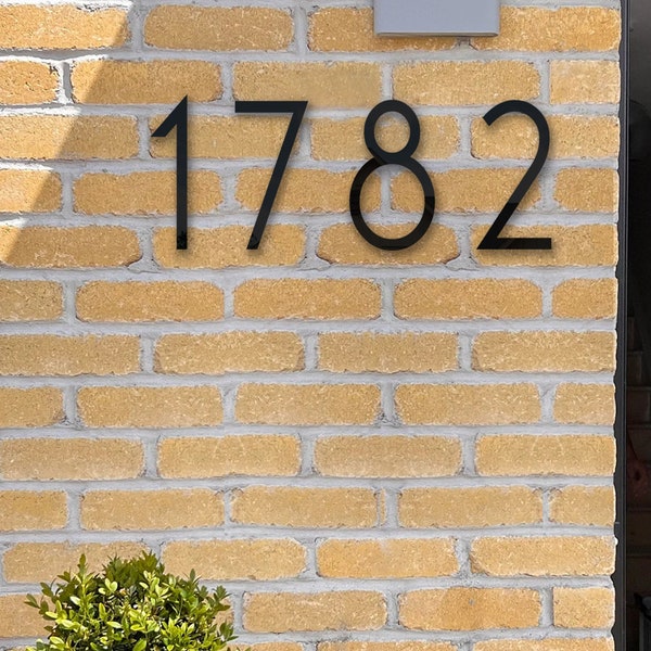 Modern House Numbers - Etsy