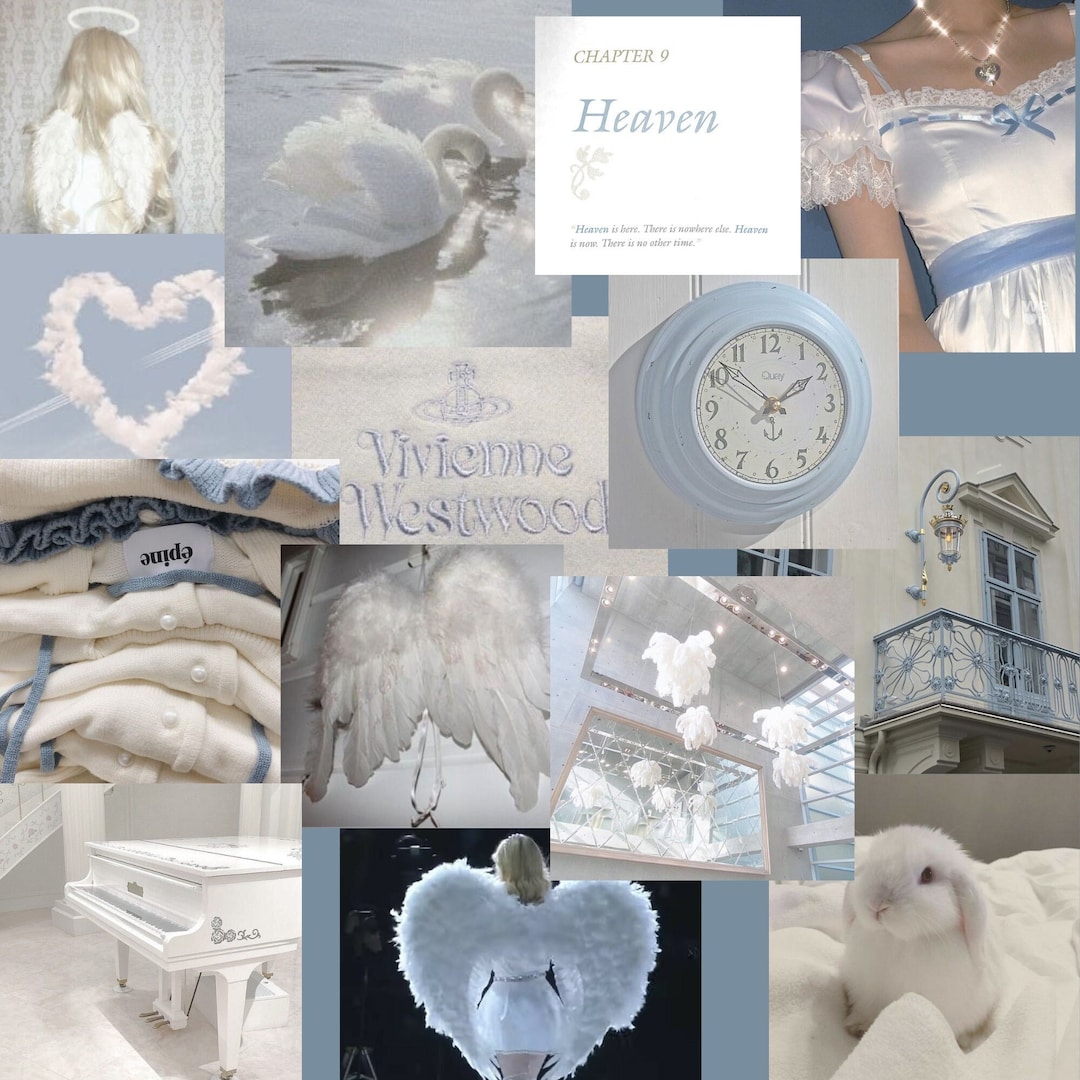 60 Soft Blue Coquette Prints Baby Blue Blue Coquette - Etsy