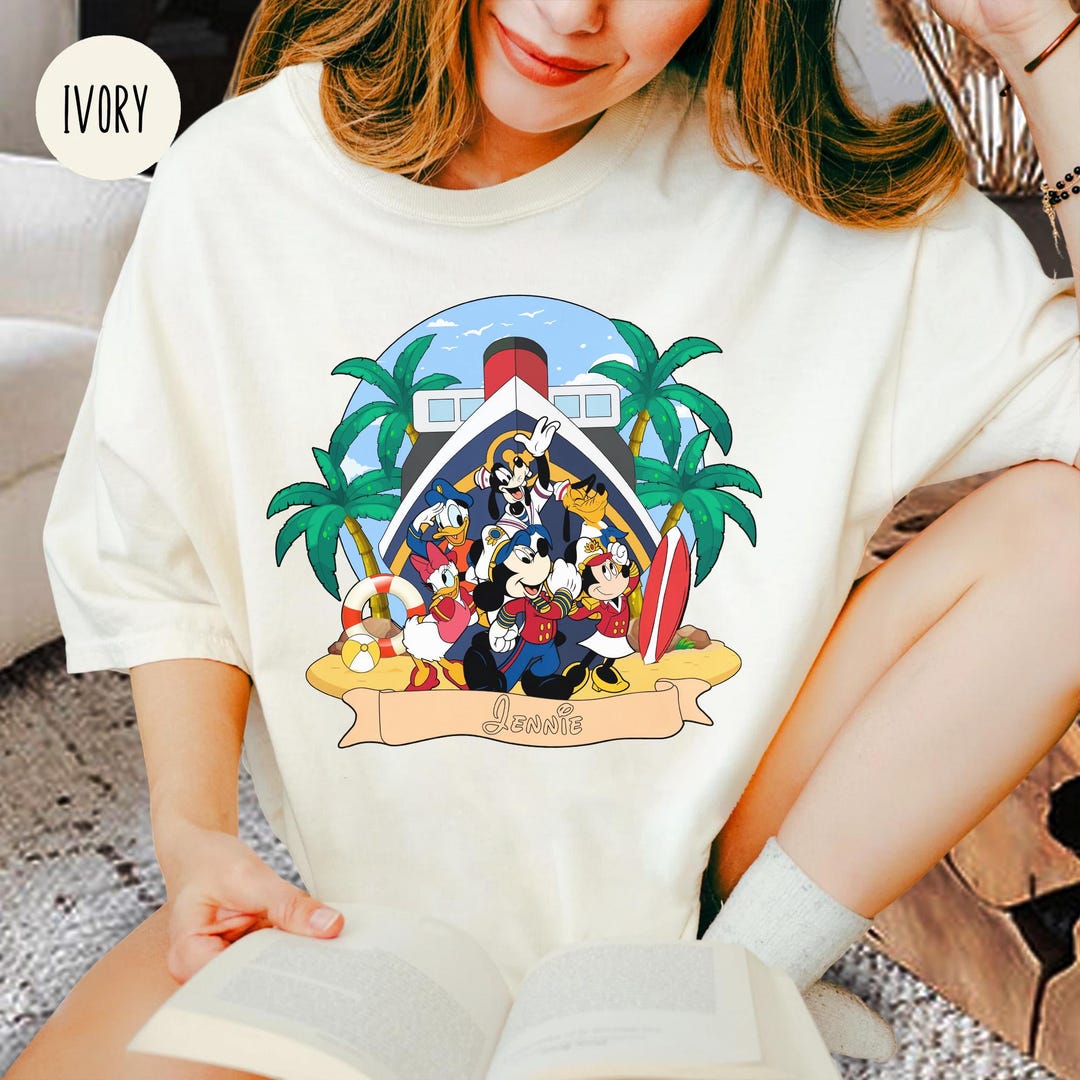 Custom DCL Island Beach Cruise Door Magnets, Personalized Mickey and ...