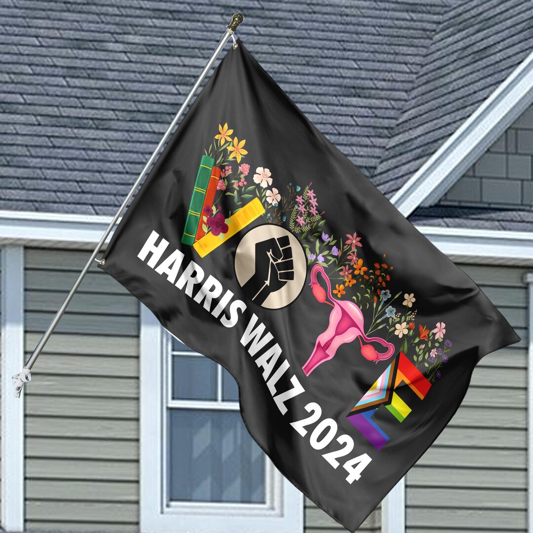 Vote 2024 House Flag, Reproductive Rights House Flag, Vote Blue ...