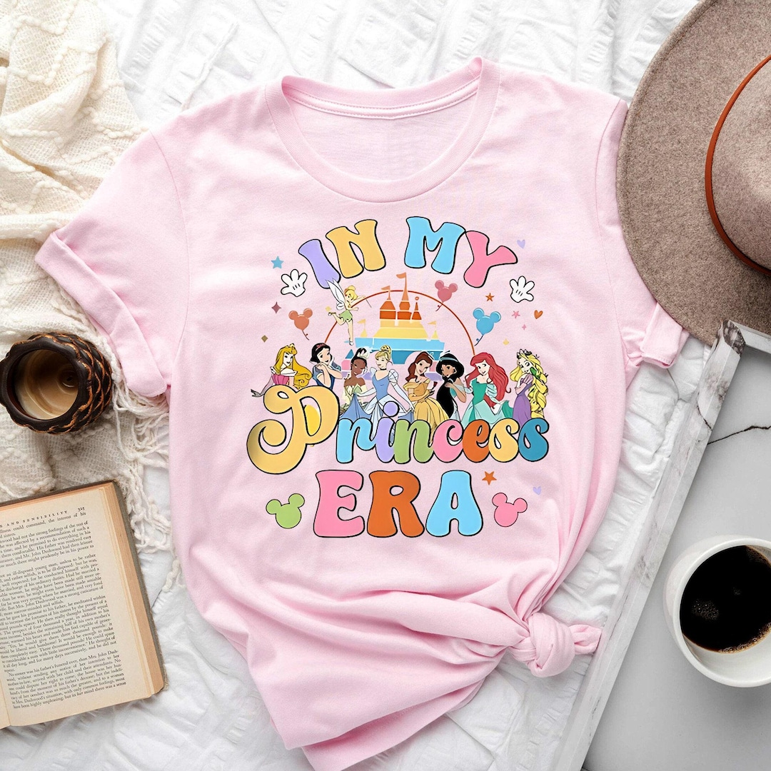 In My Princess Era Shirt, Princess Characters Shirt, Princess Squad T ...