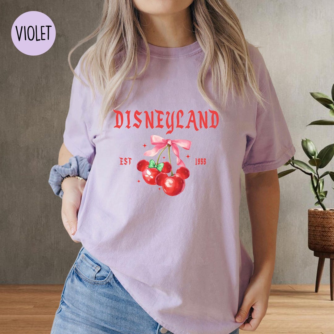 Mickey Minnie Cherry Coquette Bow Valentine Shirt, Mickey and Friends ...