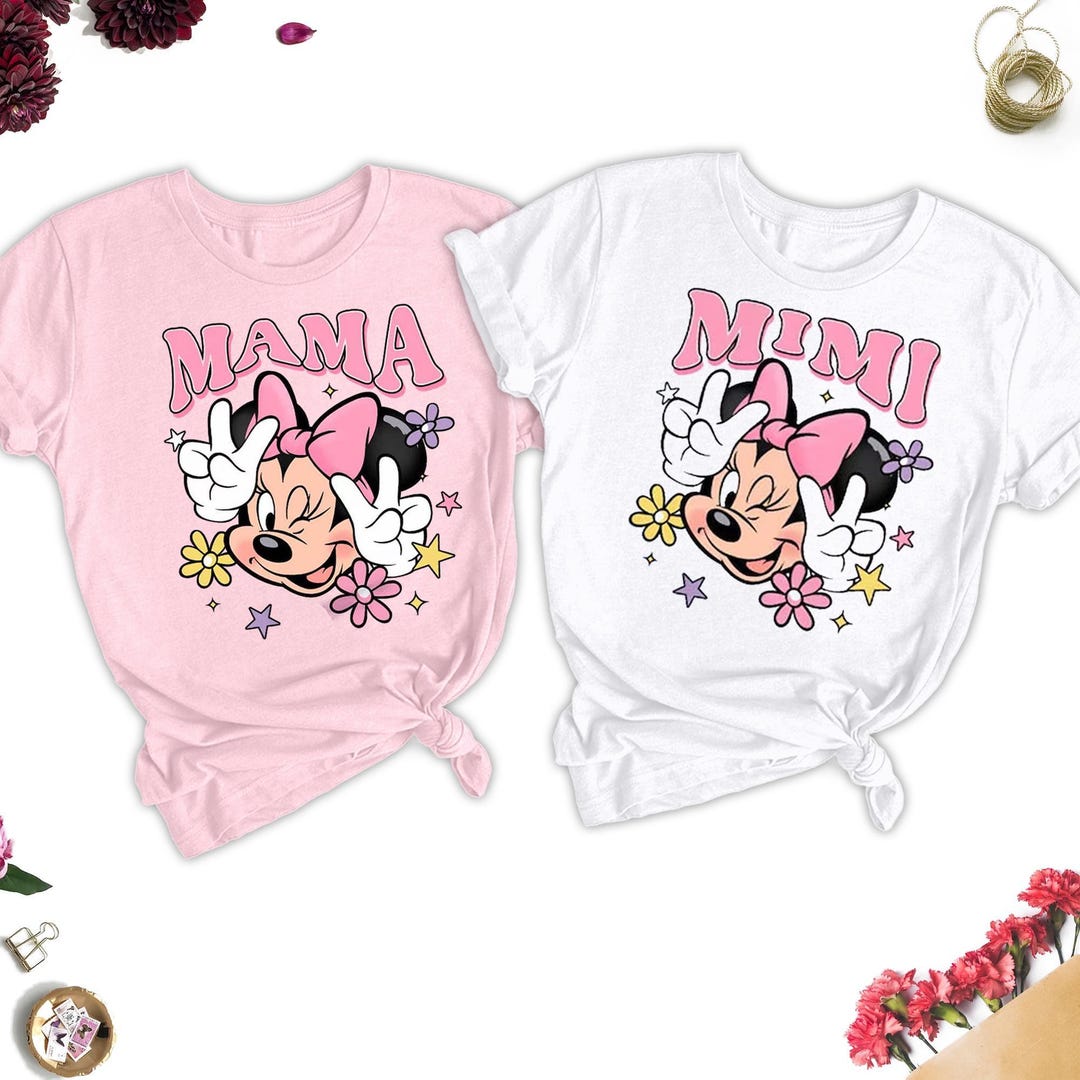 Disney Minnie Mouse Mama Shirt, Minnie Mouse Shirt, Minnie Mama Mini ...