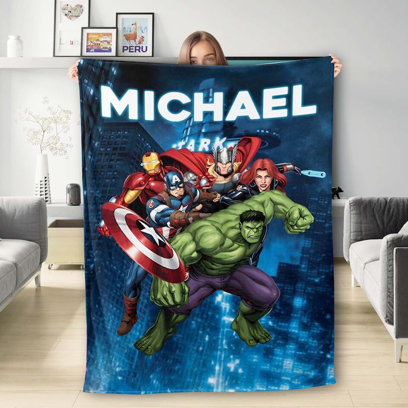 Iron Man Custom Blankets - Etsy