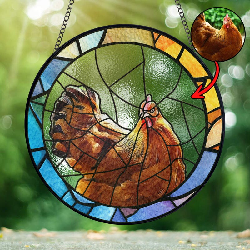 Custom Pet Portrait Chicken - Etsy