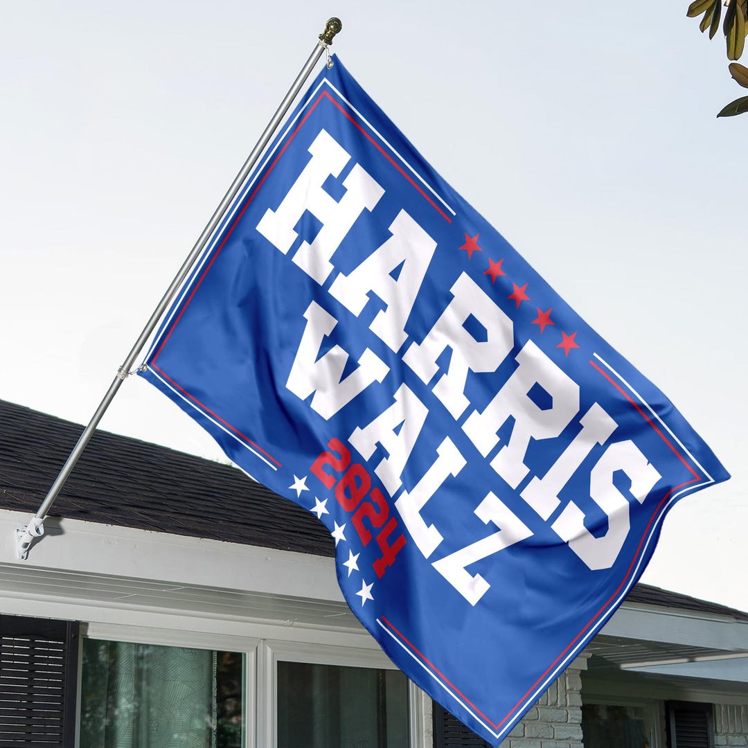 Harris Walz 2024 House Flag, Kamala Harris Flag, Tim Walz Vice ...