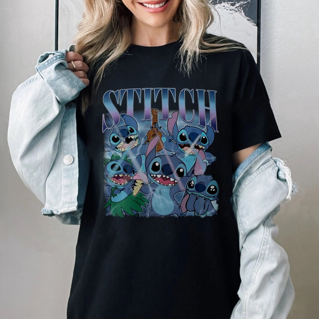 Camisa de cumpleaños del personaje de la película de Stitch divertido ...