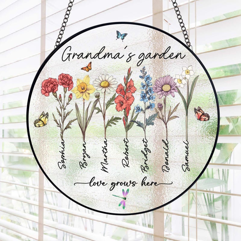 Grammys Garden Glass - Etsy
