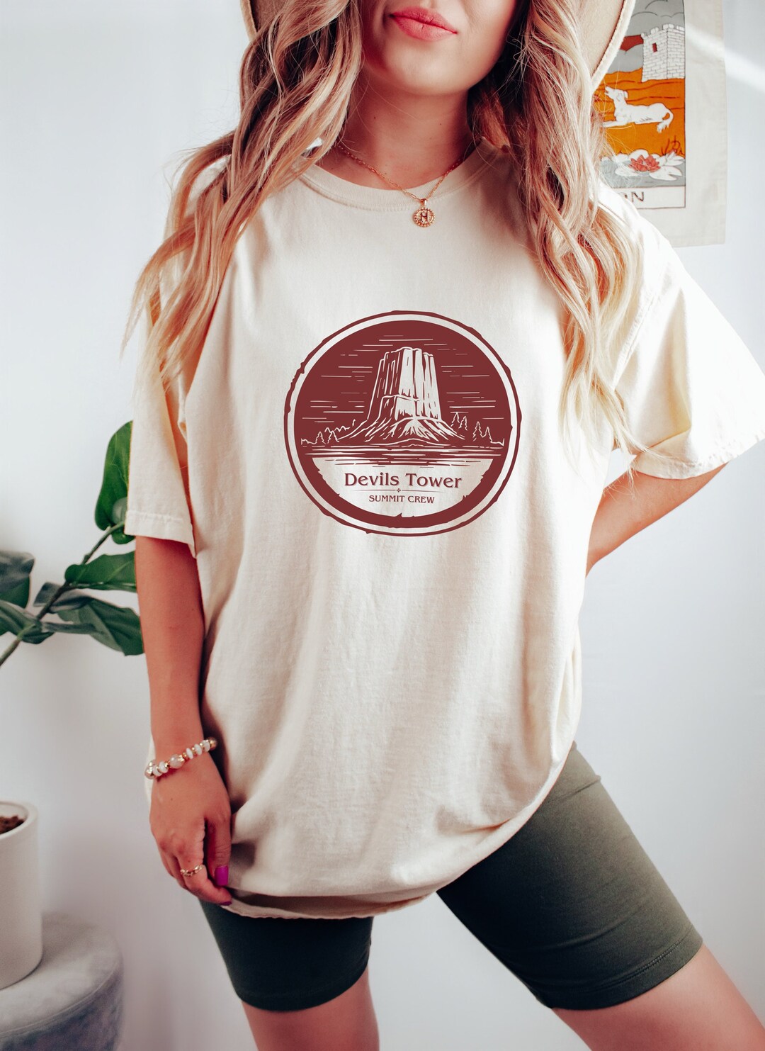 Devil's Tower Summit Crew, Devils Tower, Hiking Shirt, Camping Girl ...