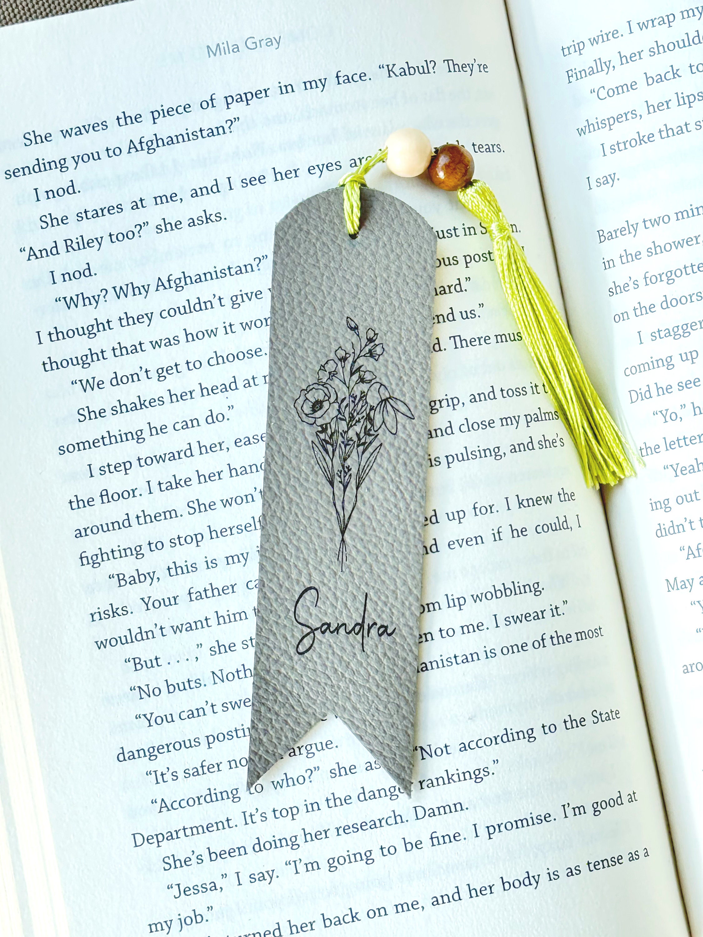 Best Friend Bookmark Personalized Leather Bookmarks Custom Bookmark ...