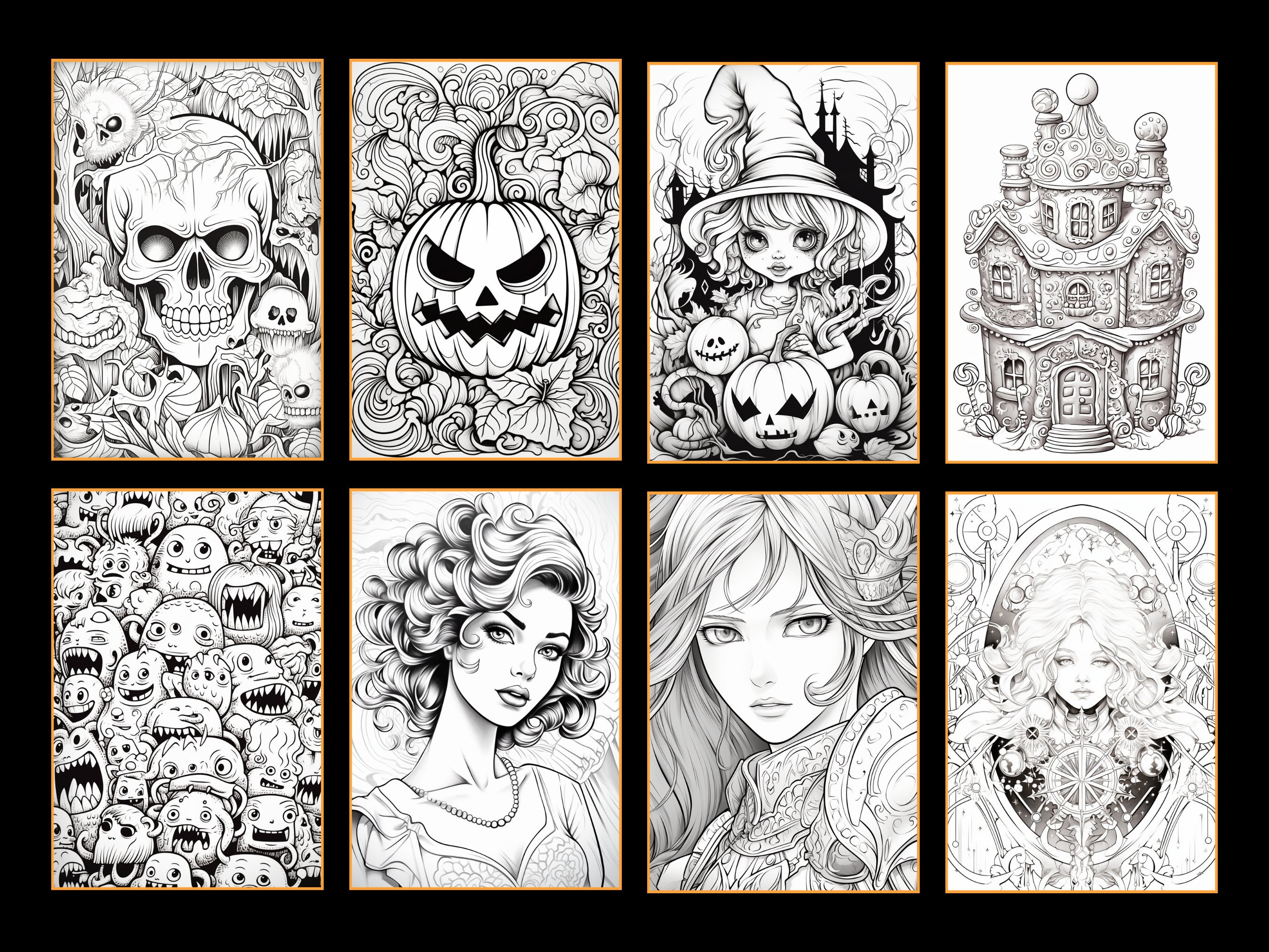 Coloring Pagebundle, 1,900+ Printable Coloring Bundle, Mega Coloring ...