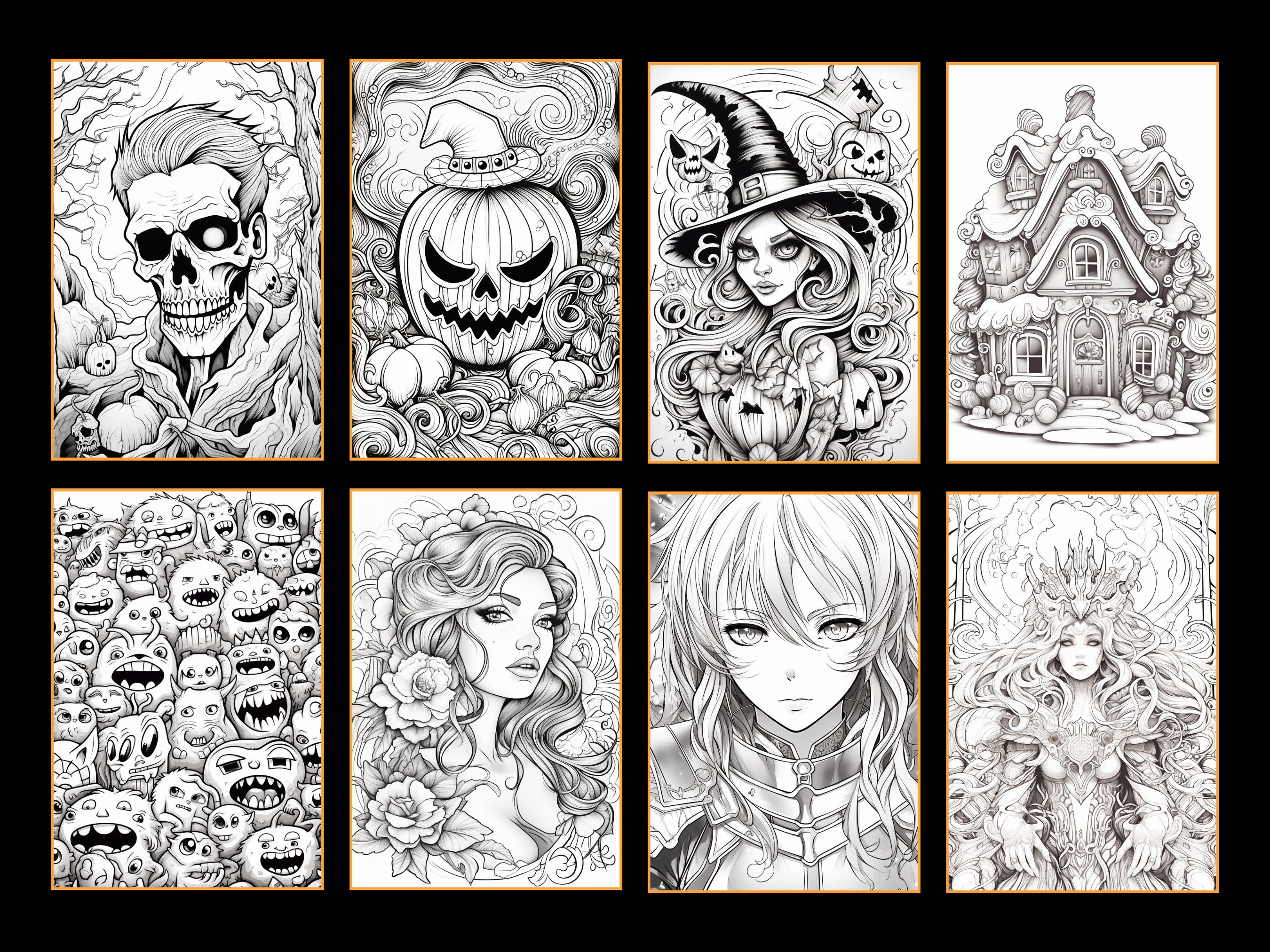 Coloring Pagebundle, 1,900+ Printable Coloring Bundle, Mega Coloring ...