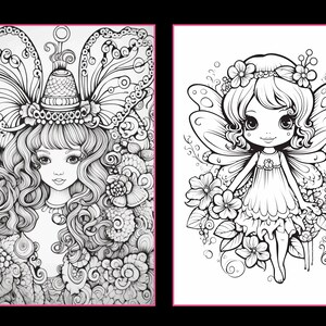 101 Fantasy Fairy Coloring Book Pages - Magical Fairy Coloring Pages ...
