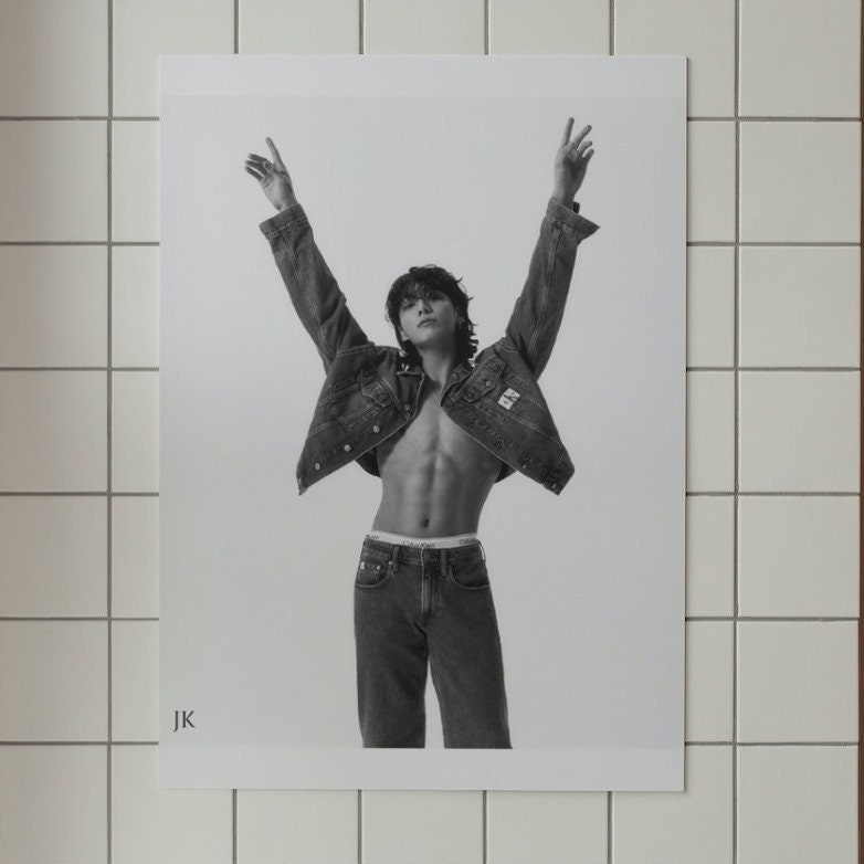 Jungkook Calvin Clein Poster - Etsy