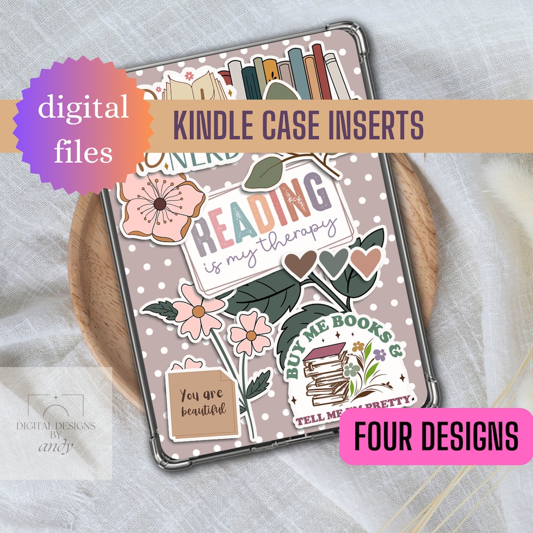 Kindle Insert for Clear Case Bohemian Chic PNG and PDF Digital DOWNLOAD ...