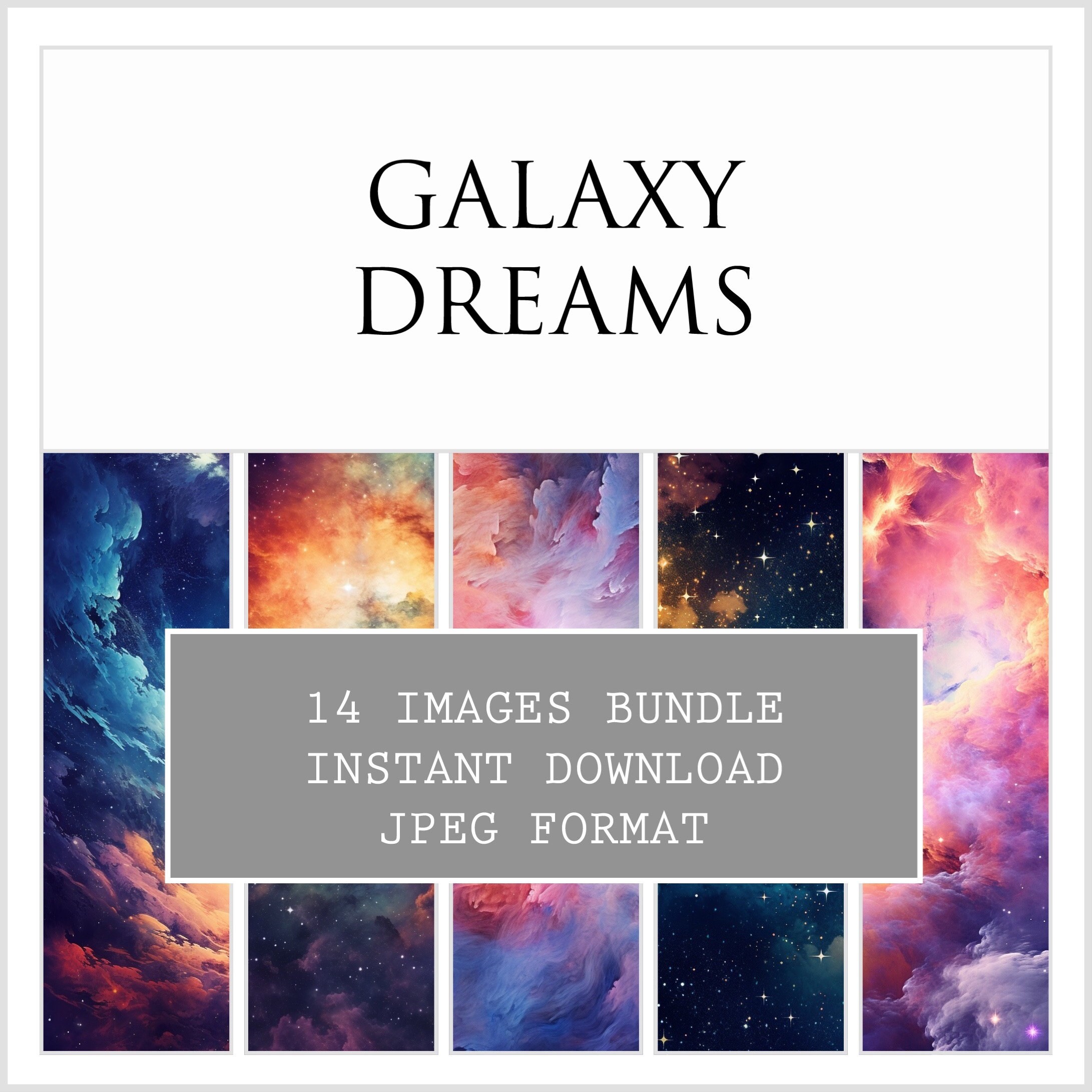 Space Galaxy Stars Journal Paper, Notebook Digital Paper iPhone ...