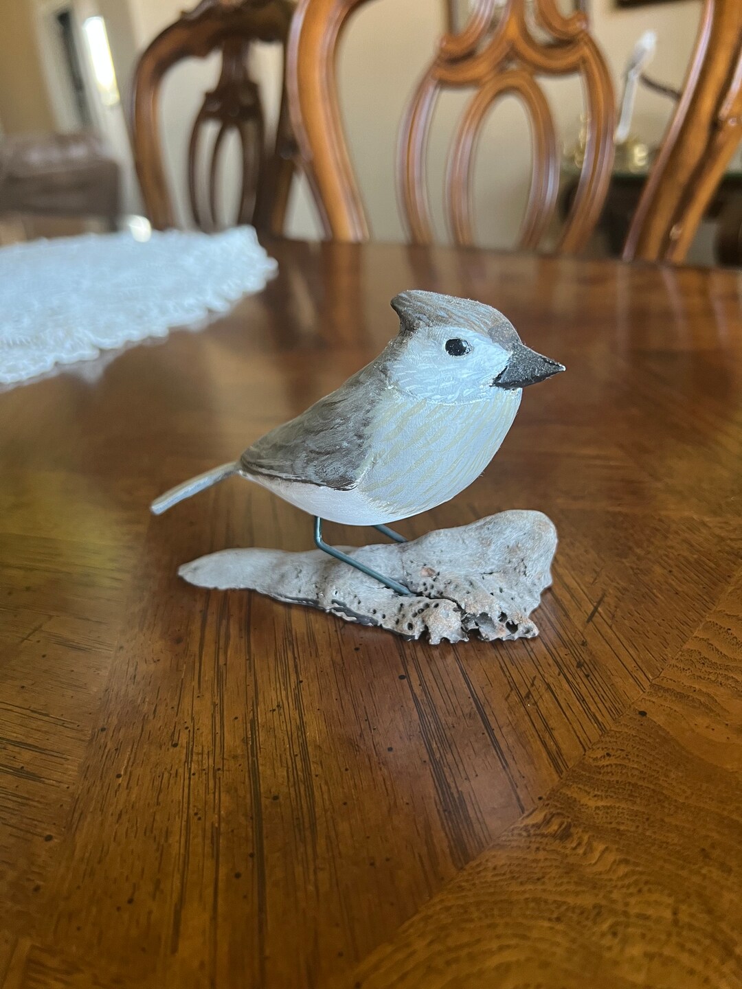 Hand Carved Tufted Titmouse - Etsy
