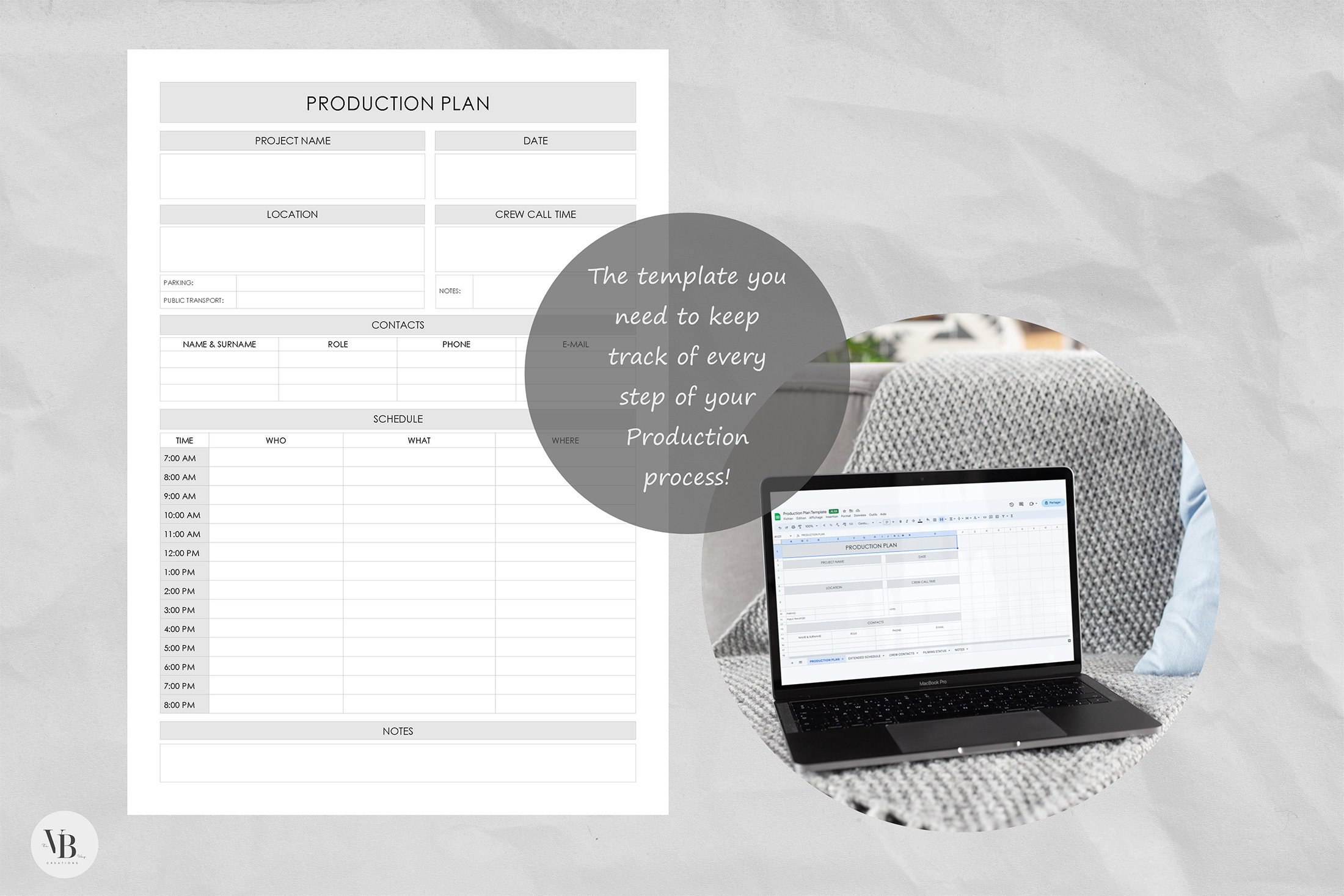 Production Plan Template the Ultimate Production Planner to Streamline ...