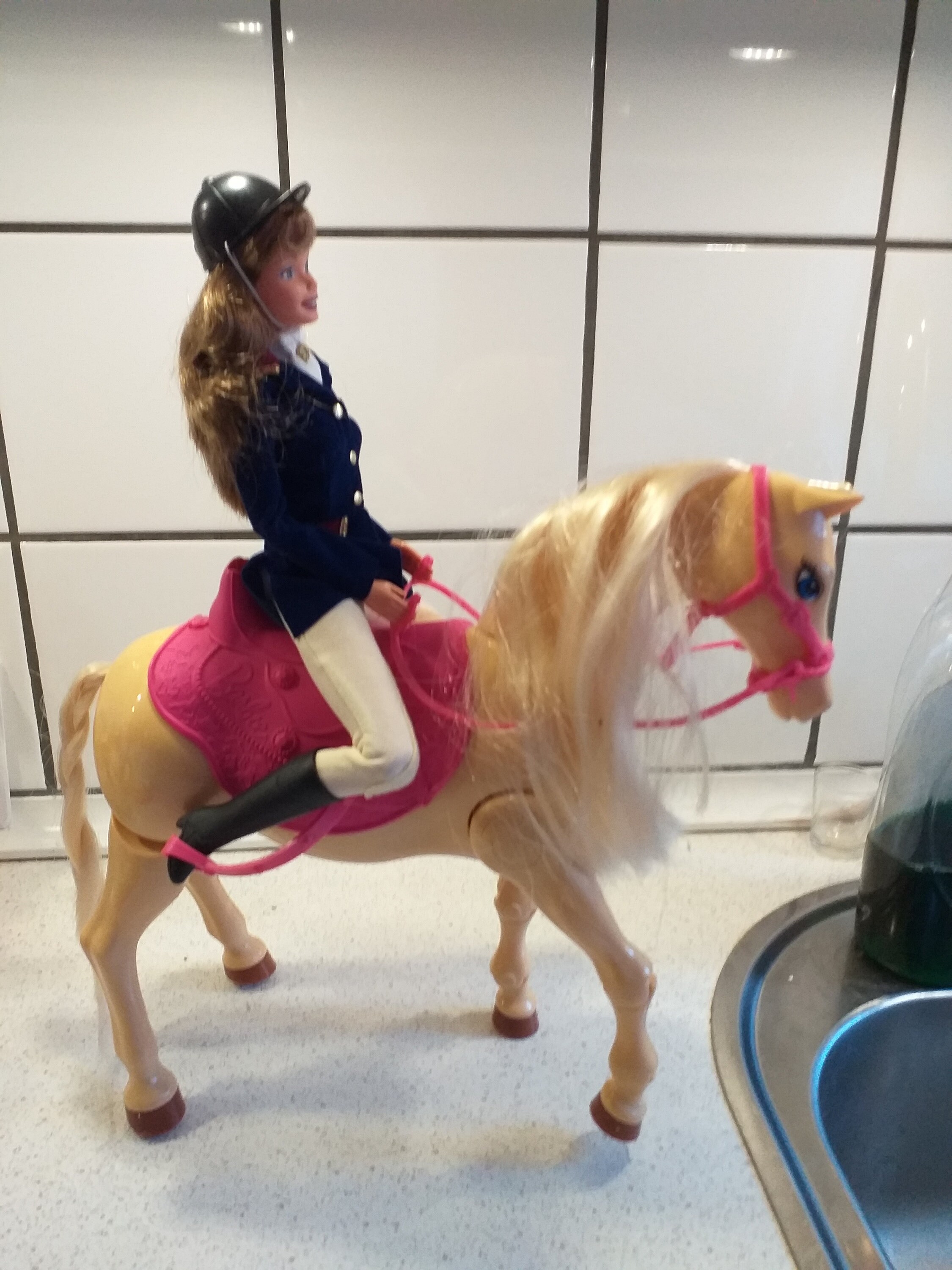 MATTEL / BARBIE Rider / Mechanic Barbie Horse / as 1 Set. - Etsy