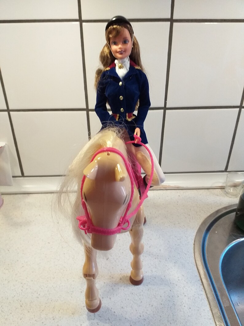 MATTEL / BARBIE Rider / Mechanic Barbie Horse / as 1 Set. - Etsy