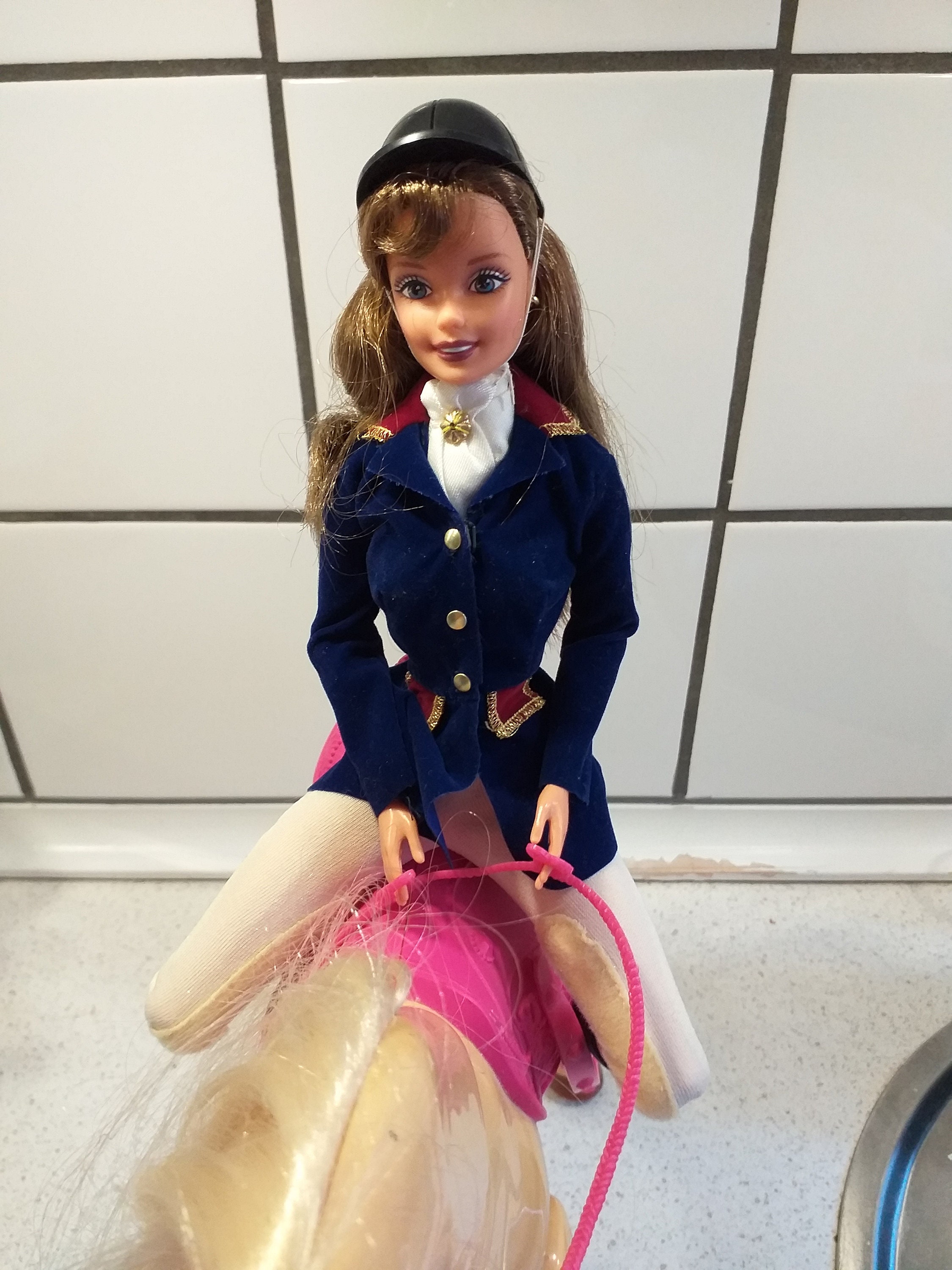 MATTEL / BARBIE Rider / Mechanic Barbie Horse / as 1 Set. - Etsy