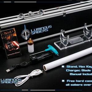 Black Angel Custom Design Neopixel Lightsaber or Baselit Lightsaber ...