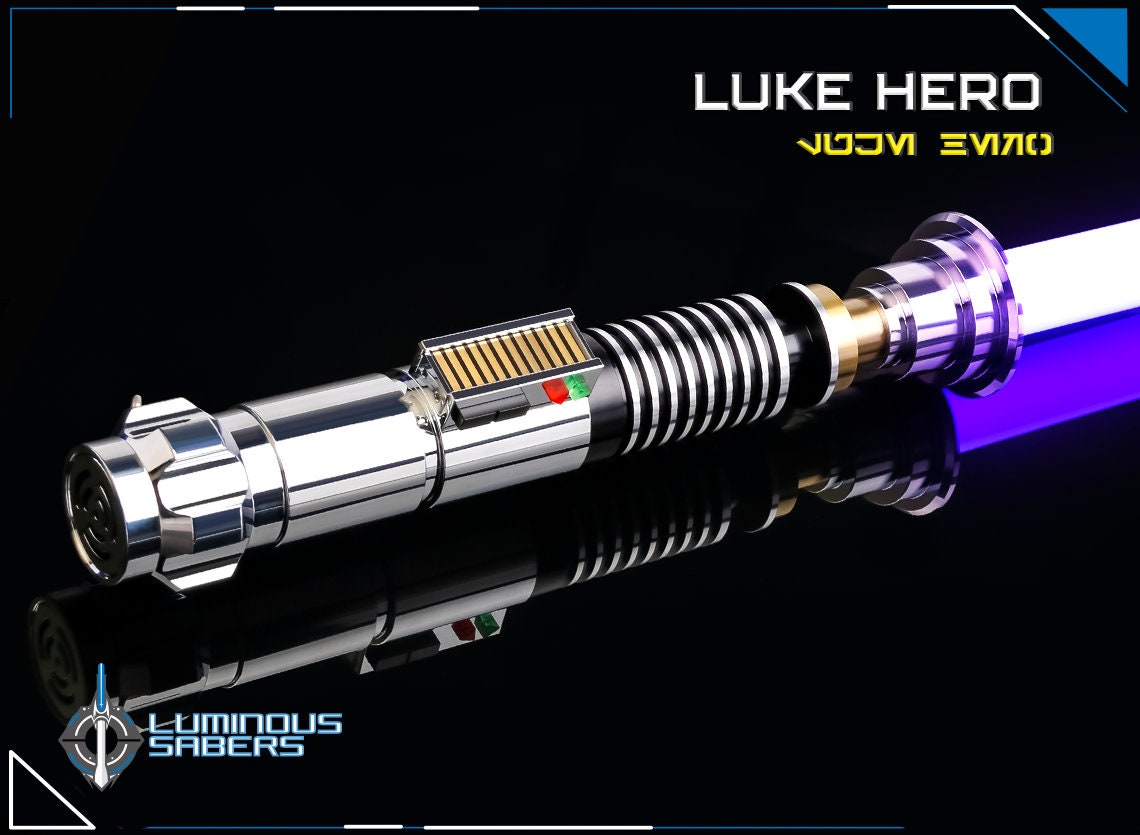 Luke Skywalker Hero Neopixel Lightsaber, Halloween Cosplay, Dueling ...