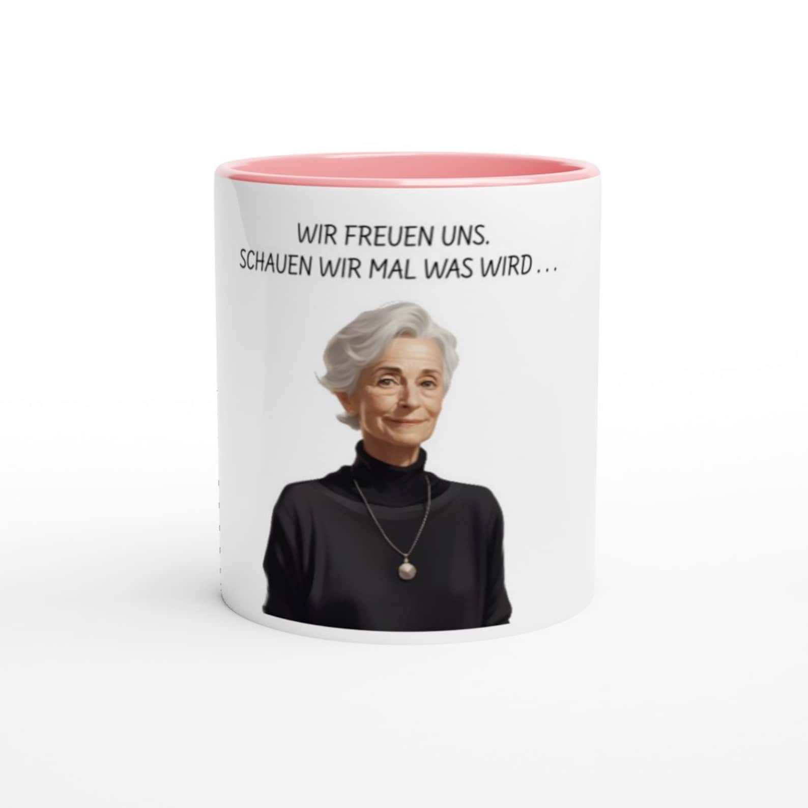 Wir freuen uns, schauen wir mal was wird Tasse Lustige virales Meme ...