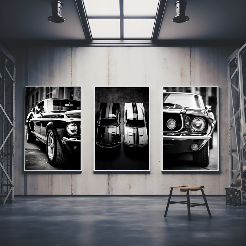 Muscle Car Print - Etsy