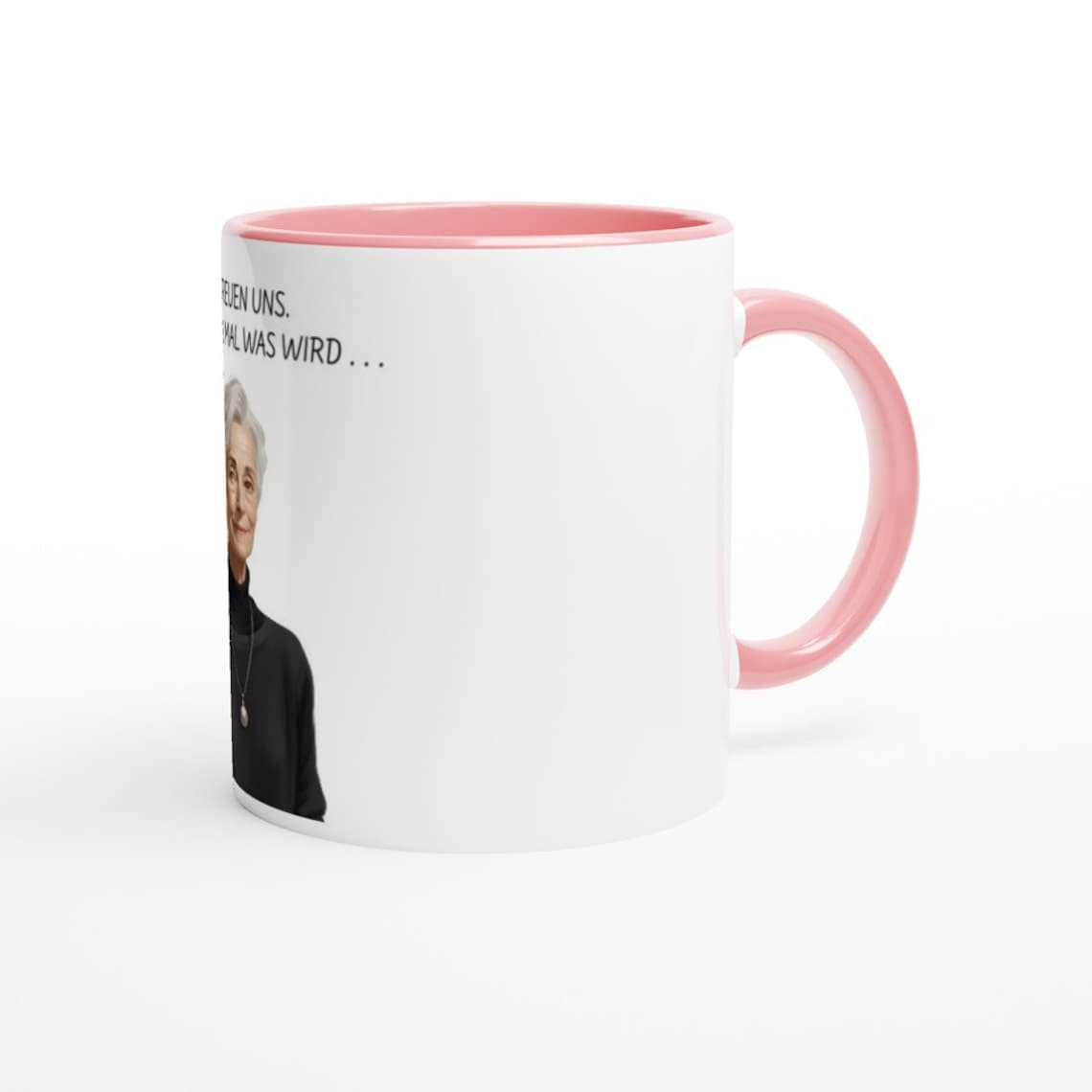 Wir freuen uns, schauen wir mal was wird Tasse Lustige virales Meme ...