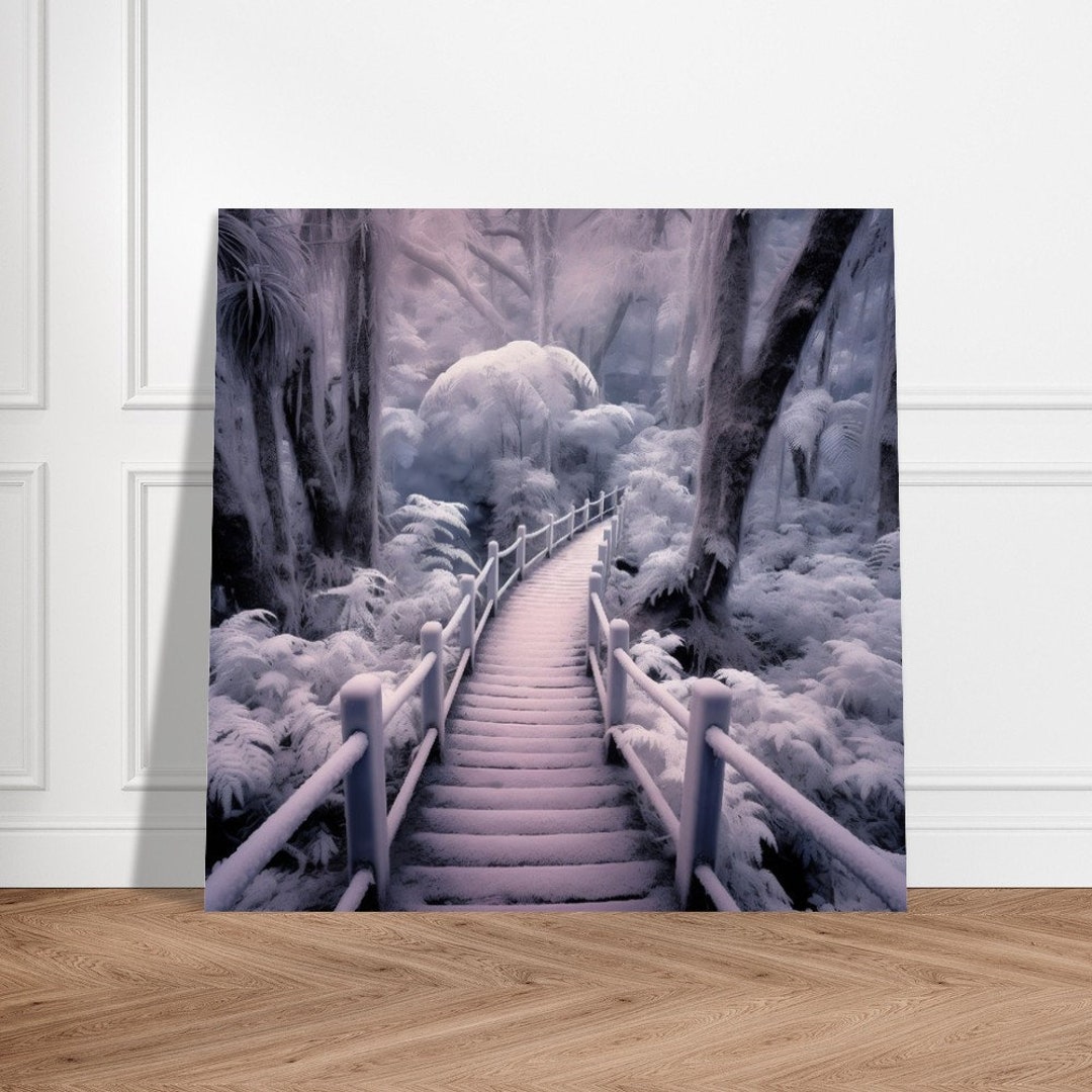Premium Poster Rainforest Infrared Jungle Nature Art Print Decoration ...