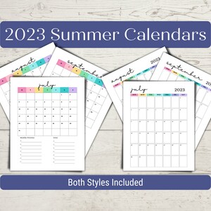 Printable Summer Planner for Kids 2023 Summer Schedule - Etsy