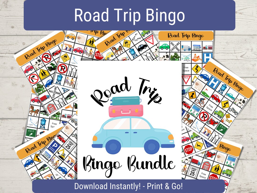 Kids Road Trip Games Printable, Family Road Trip Planner, Family ...