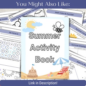 Printable Summer Planner for Kids 2023 Summer Schedule - Etsy