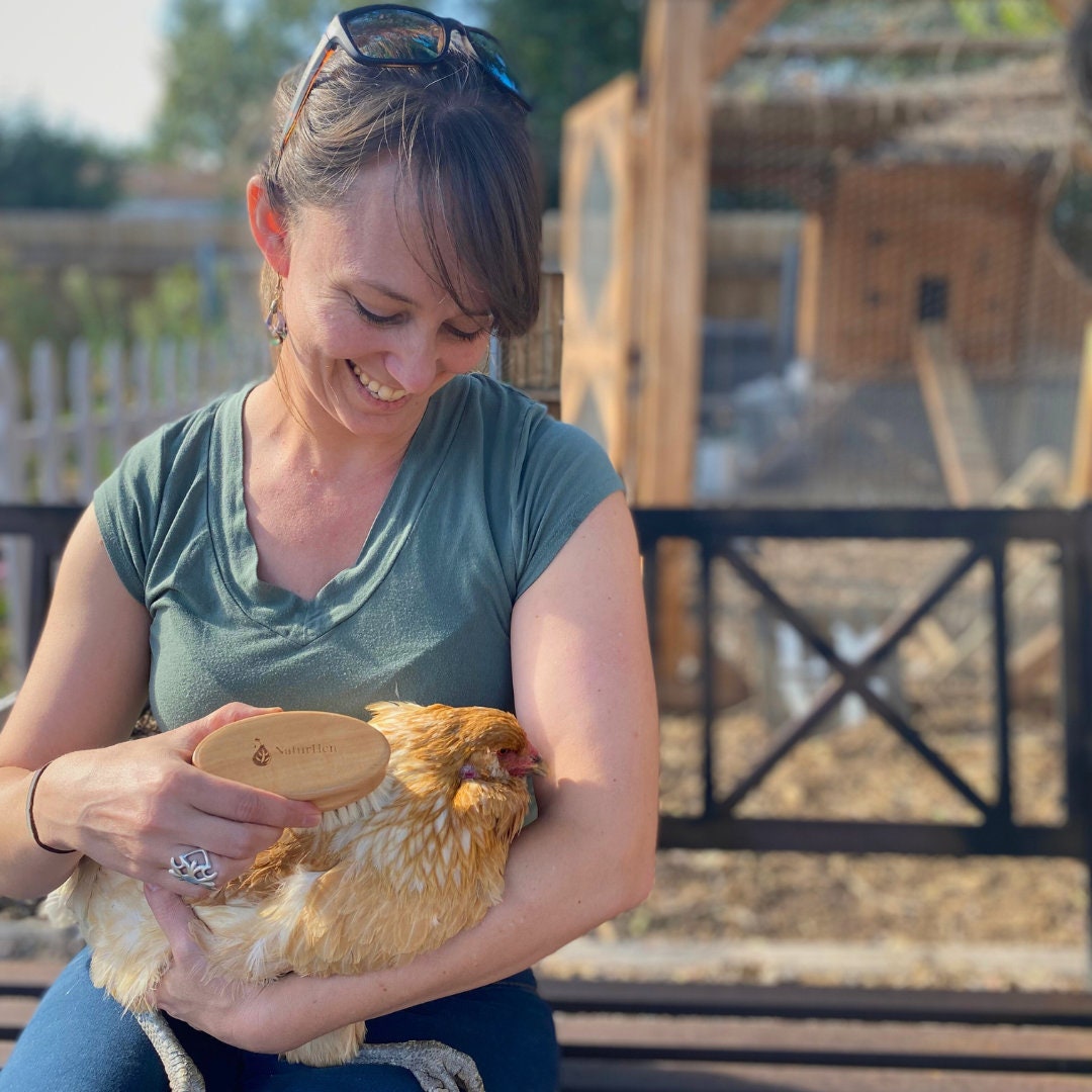 Chicken Feather Brush - Extra Soft Brush for Pet Chickens - Chicken ...