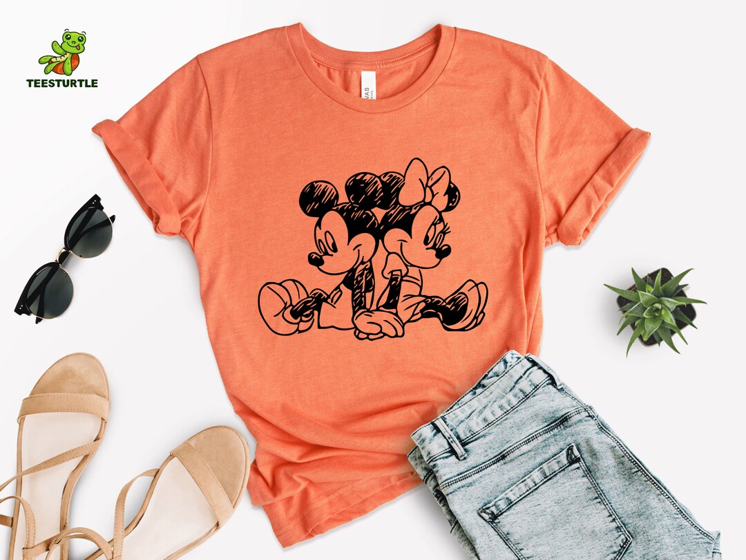Vintage Mickey And Minnie Shirt Minnie Mouse Shirt Disney Unisex Shirt Vintage Mickey Shirt