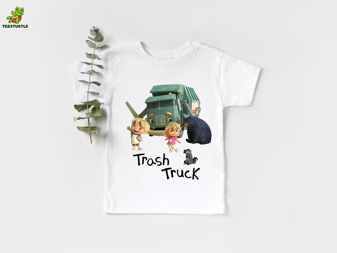 Trash Truck Shirt, Trash Truck Birthday Shirt, Trash Truck Family Shirt ...