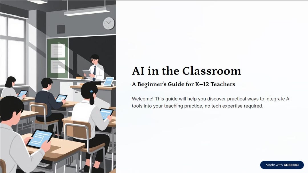 AI in the Classroom: A Beginner’s Guide for K–12 Teachers - Etsy