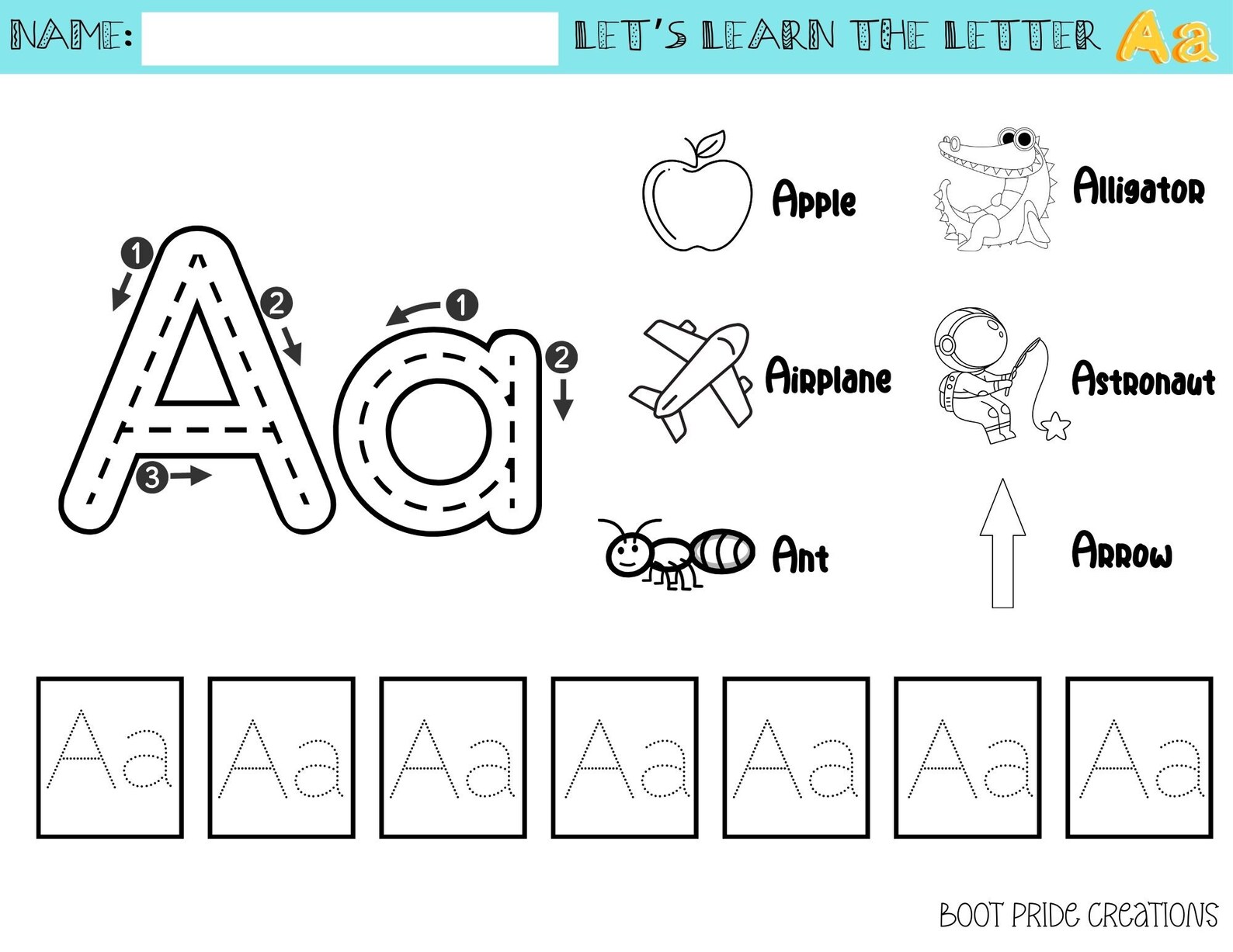 57 Page Learning Activity Book for Toddlers - Abcs, 123s, Shapes ...