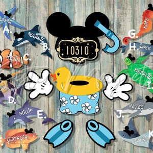 Custom Cruise, Castaway Cay, DCL Palm Tree Porthole, Cruise Magnet ...