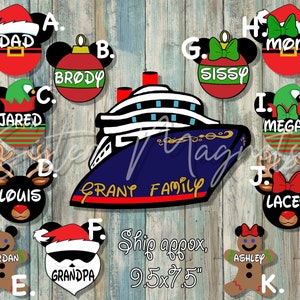 Custom Cruise, DCL Very Merrytime Christmas Stocking Fireplace Mantle ...