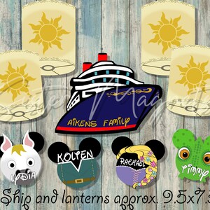 Custom Cruise, DCL Very Merrytime Cruise Magnet, Door Decorations ...