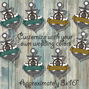 Custom Cruise, Wedding Party Cruise Magnet, Anchor, DCL, RCC ...