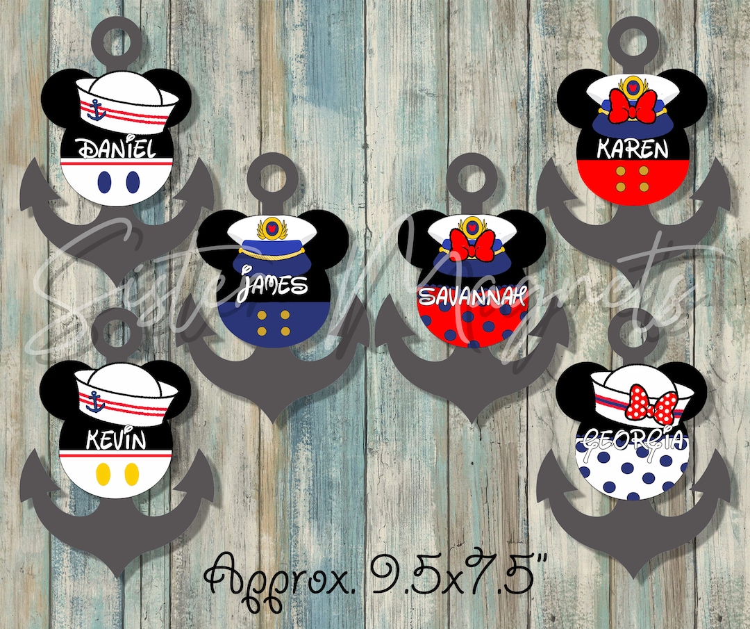 Custom Cruise, Sailor, Mickey Captain, Minnie Captain, Anchor, Cruise ...